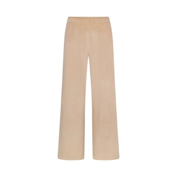 SKIMS | Pants & Jumpsuits | Skims Velour Wide Leg Pants Honey | Poshmark